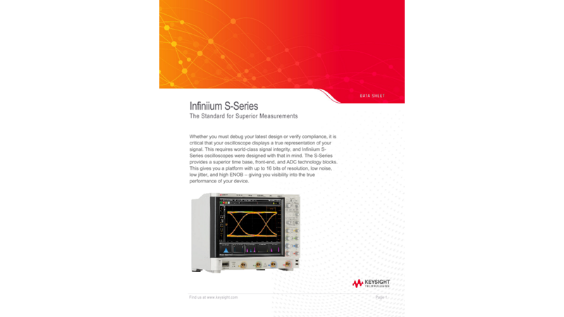 Infiniium S‑Series Oscilloscopes | Keysight
